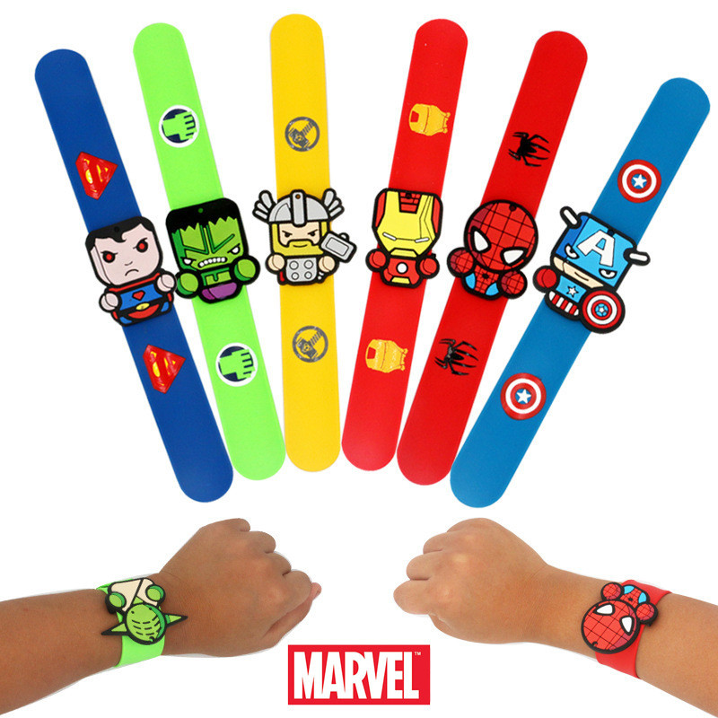 Marvel Spiderman Clap Ring Bracelet Superhero Peripheral Gift Bracelet ...