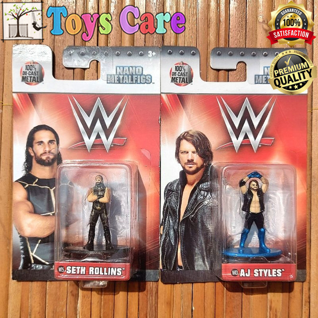 Jada Nano WWE Seth Rollins AJ Styles Nikki Bella Sasha Banks Metalfigs ...
