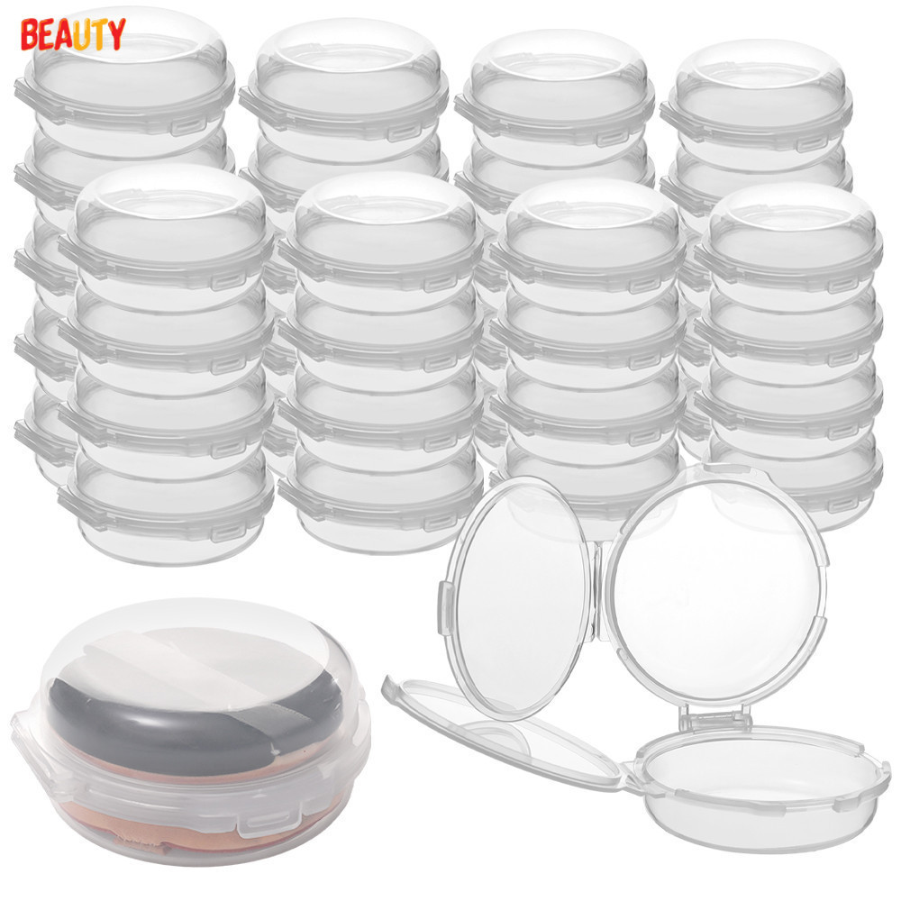 Simple Double-layer Folding Boxes Empty Air Cushion Cosmetic Puff Box ...