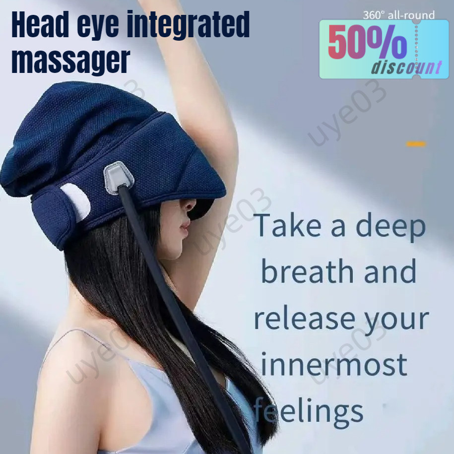 Electric Head Massager Head Eye Neck Integrated Sleeping Instrument ...