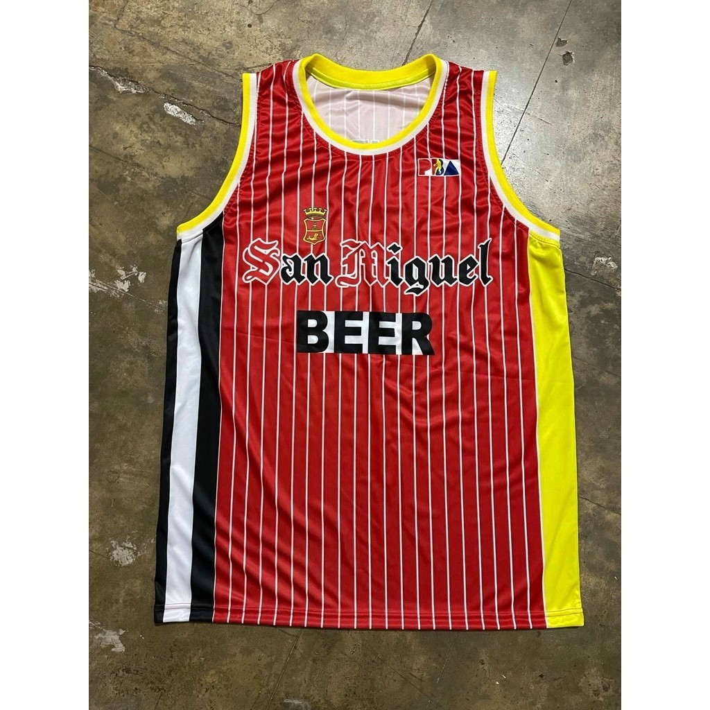 PBA RETRO JERSEY | SAN MIGUEL BEER ALLAN CAIDIC 8 | FULL SUBLIMATION ...