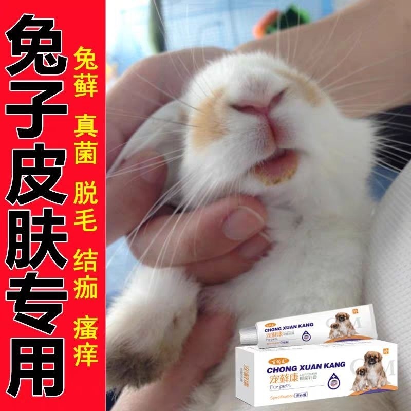Rabbit Infection Hair Loss Rabbit Dermatis Buster Remove Mites Rabbit ...