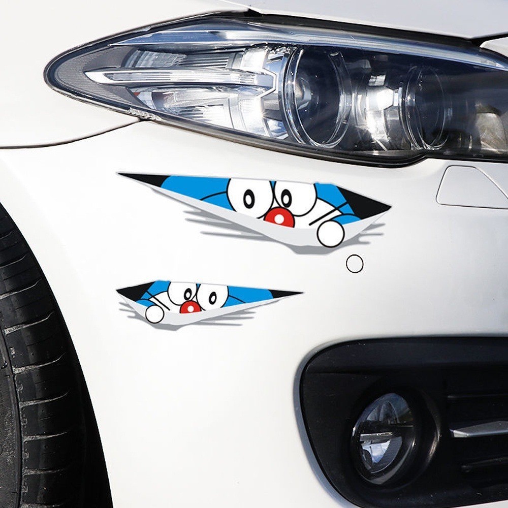 Doraemon Car Stickers Covering Scratches Decor Car Window Body Bumper ...