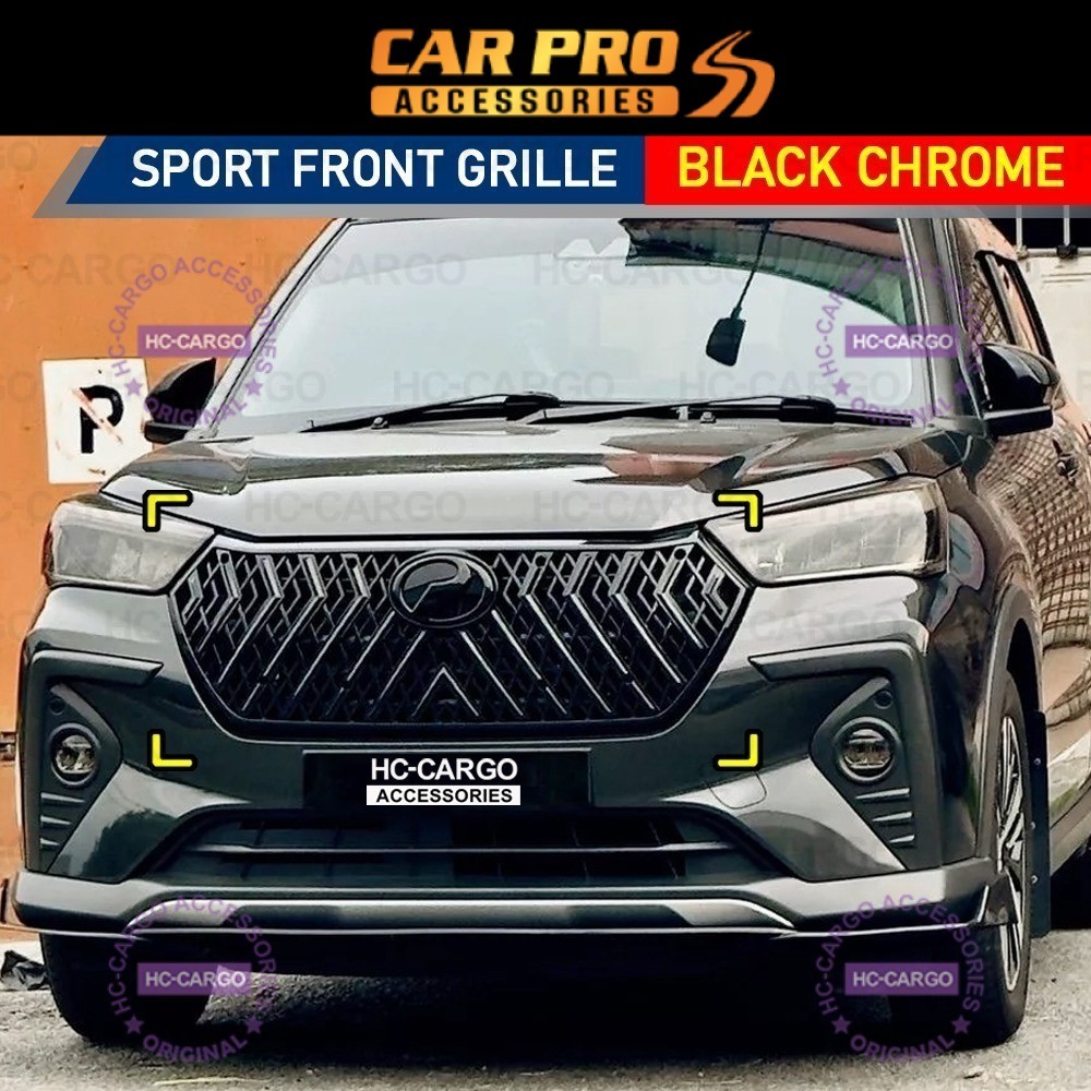 Perodua Ativa 2021-2025 Front Grille LEXUS Dark Knight Design Grilles ...