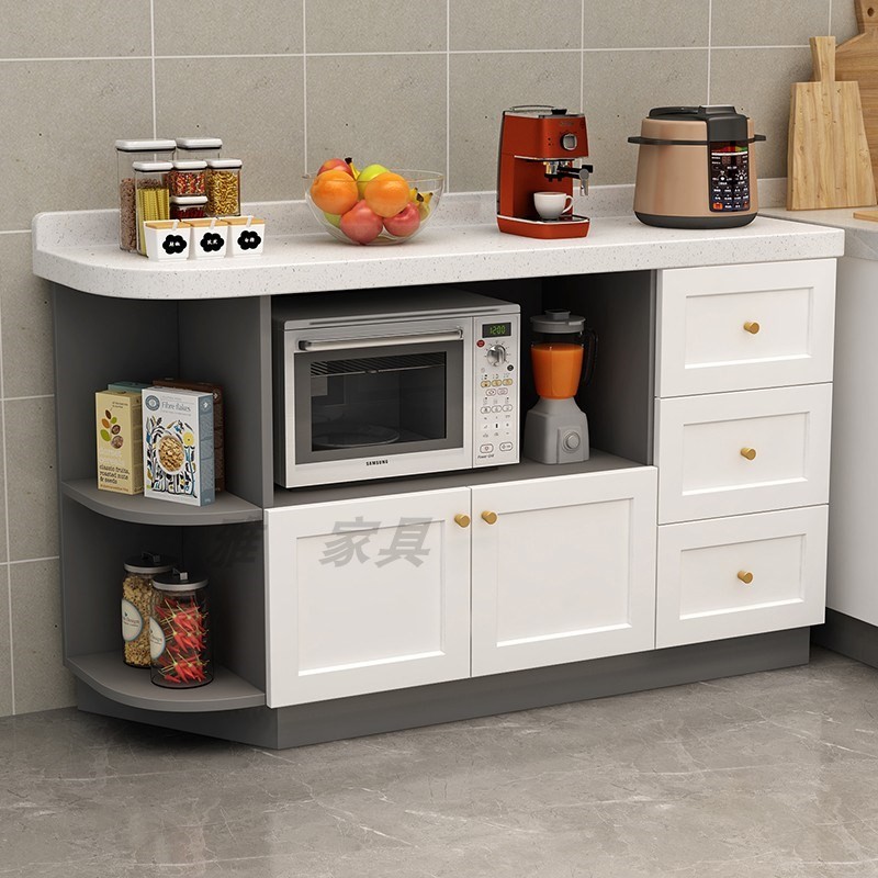 Kitchen Quartz Stone Narrow Edge Cabinet Counter Top Corner Sideboard ...