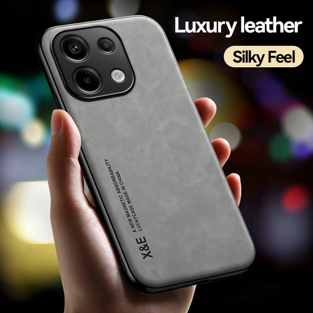 Luxury Silky Feel PU Leather Case Redmi Note 13 Pro 4g Soft TPU Back ...