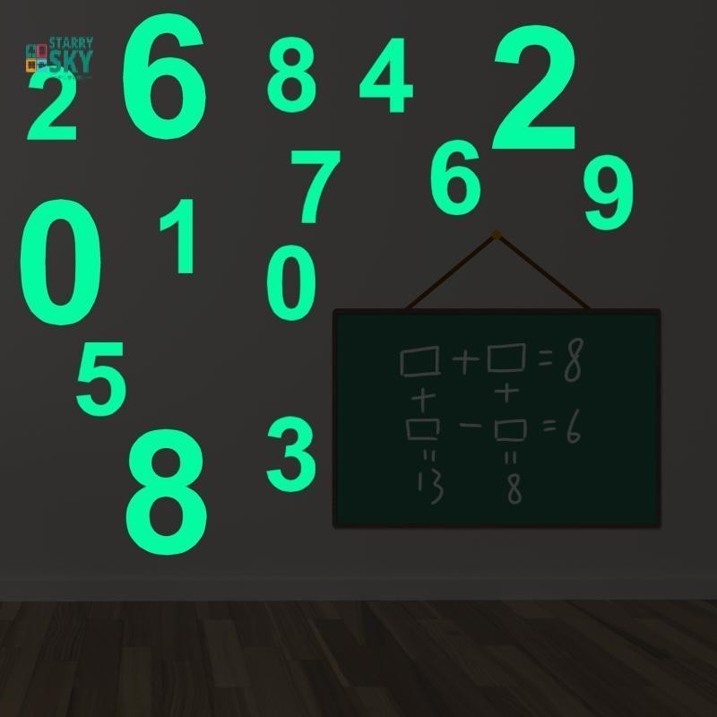 Luminous Stickers Luminous Numbers Luminous Wall Stickers Children's ...