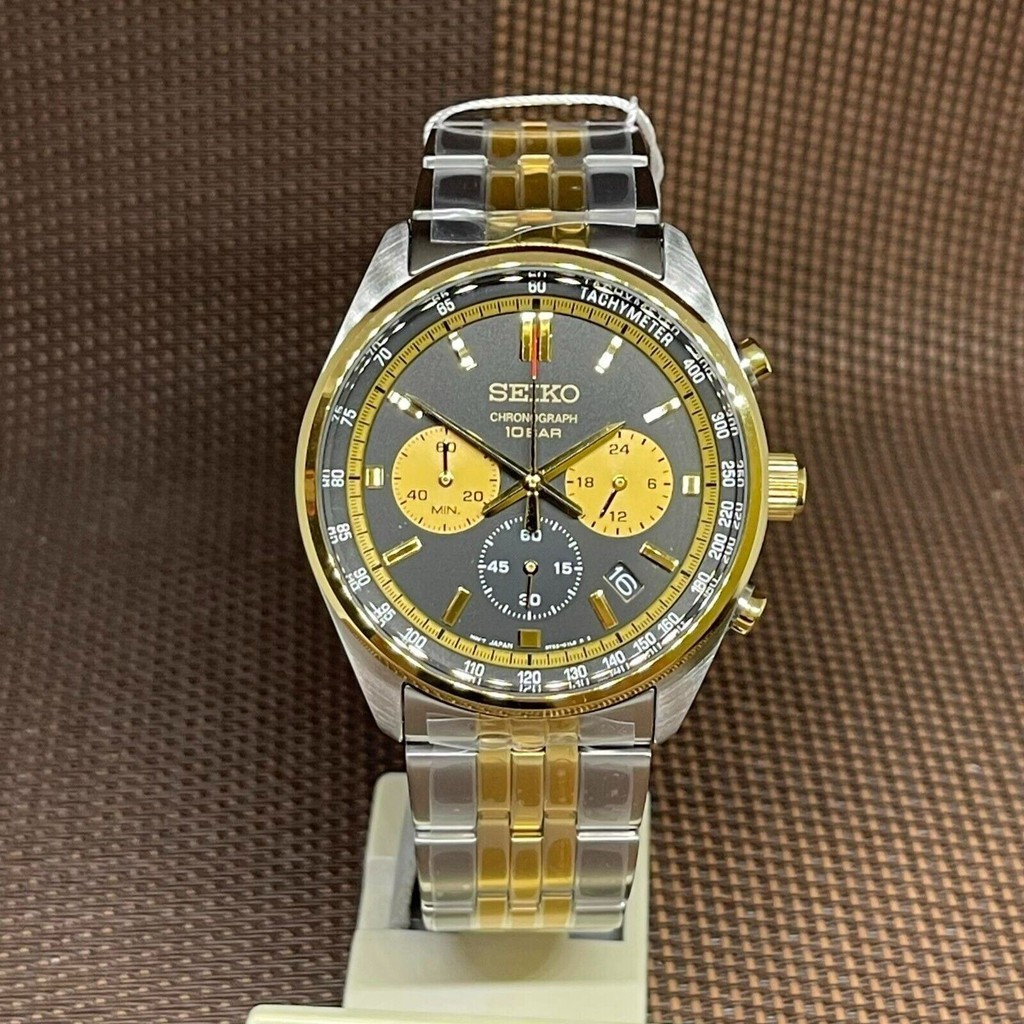 Seiko Chronograph SSB430P1 Multicolor Analog Stainless Steel Quartz Men ...