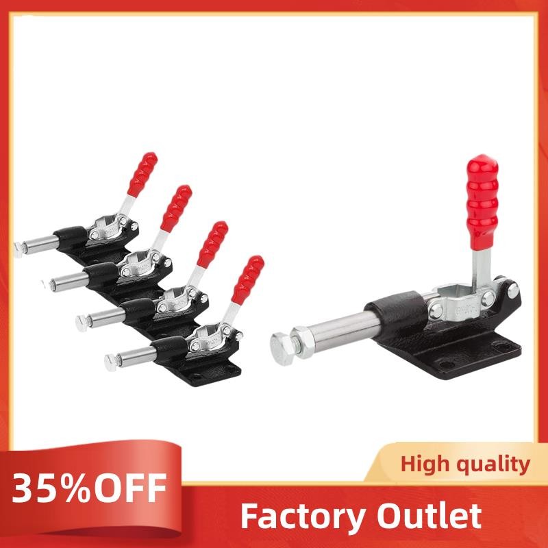 5 Pcs 32MM Toggle Clamps 500Lbs Holding Capacity Plunger Stroke Push ...
