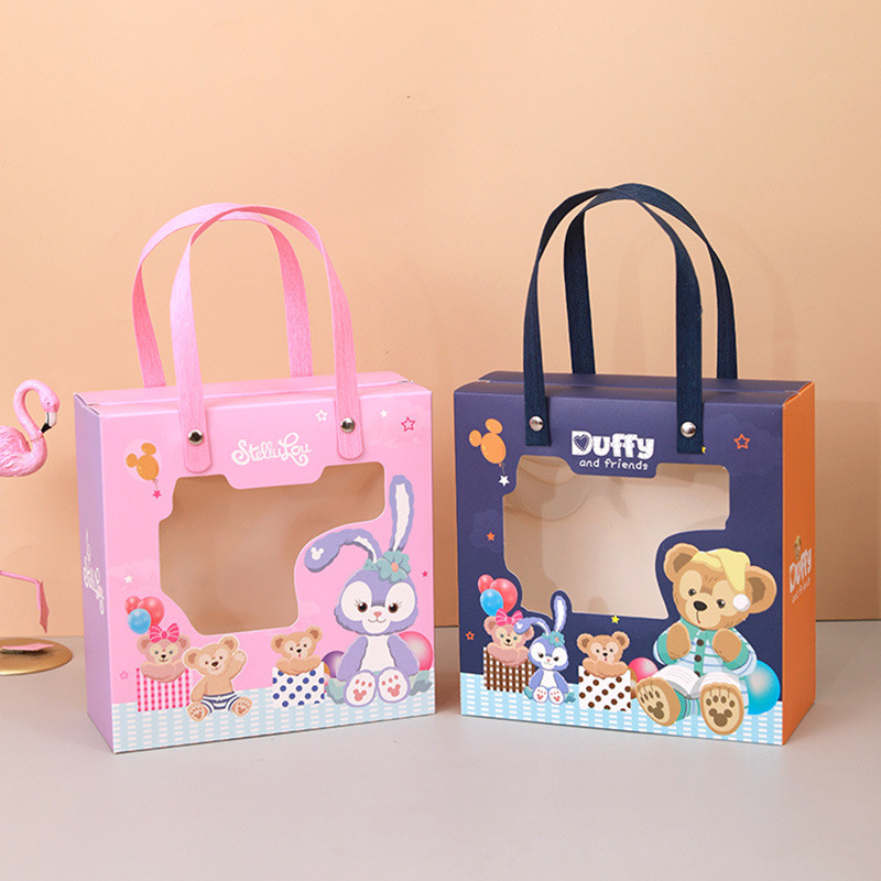Cute Cartoon Birthday Full Month Party School Kids Packaging Box with ...