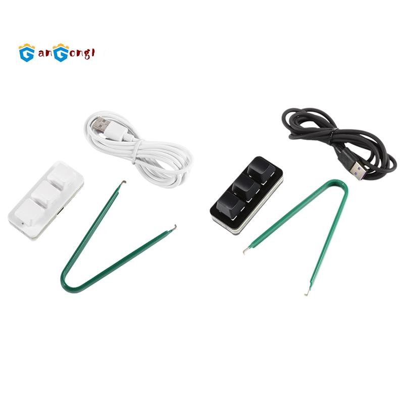 3 Keys Custom Mini Keyboard Copy Paste Cut Select All Enter Ctrl C V ...