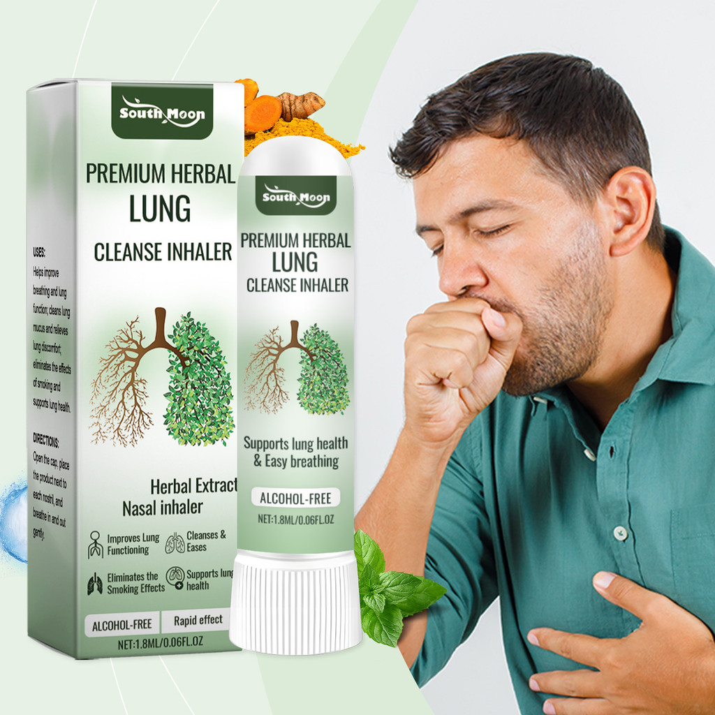 Natural Herbal Lung Inhaler,Lung Mucus Cleansing Inhaler,Lung ...