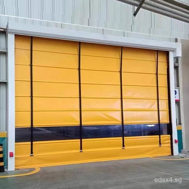 PVC Quick Stack Door Electric Flexible Windproof Dust-Free Workshop ...