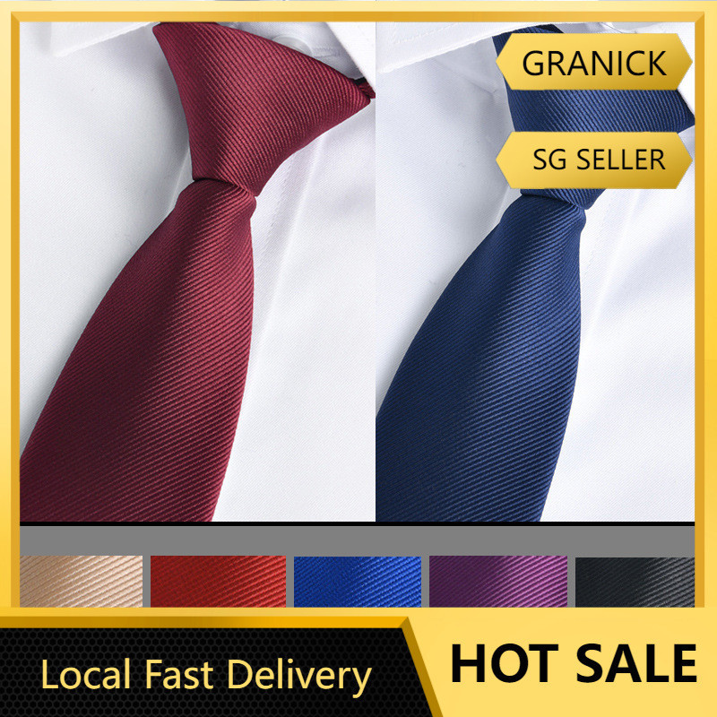 10006SG stock Korean style solid color red maroon black blue 5cm/6cm ...