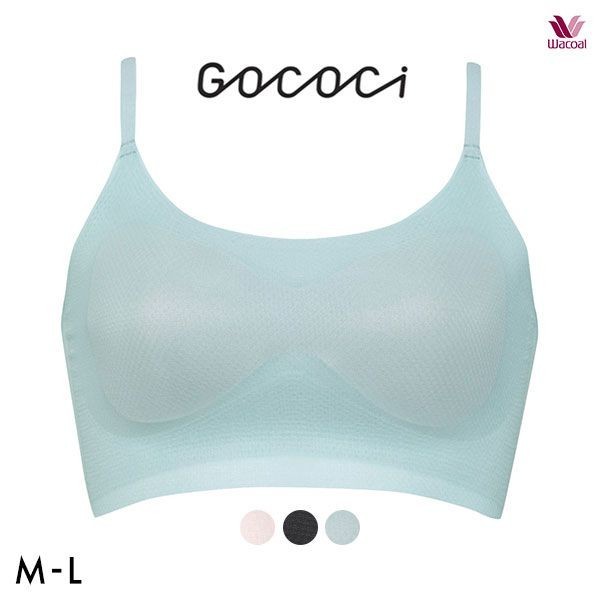 Wacoal Cool GOCOCi CGG271 wireless & seamless half top bra (Sizes M-L)(40CGG271ML)(Direct from ...