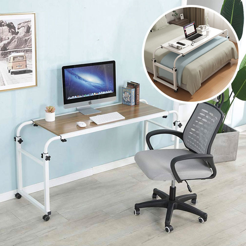 [SG Seller]Adjustable Movable Table/Overbed Desk/Moveable Table/Laptop ...