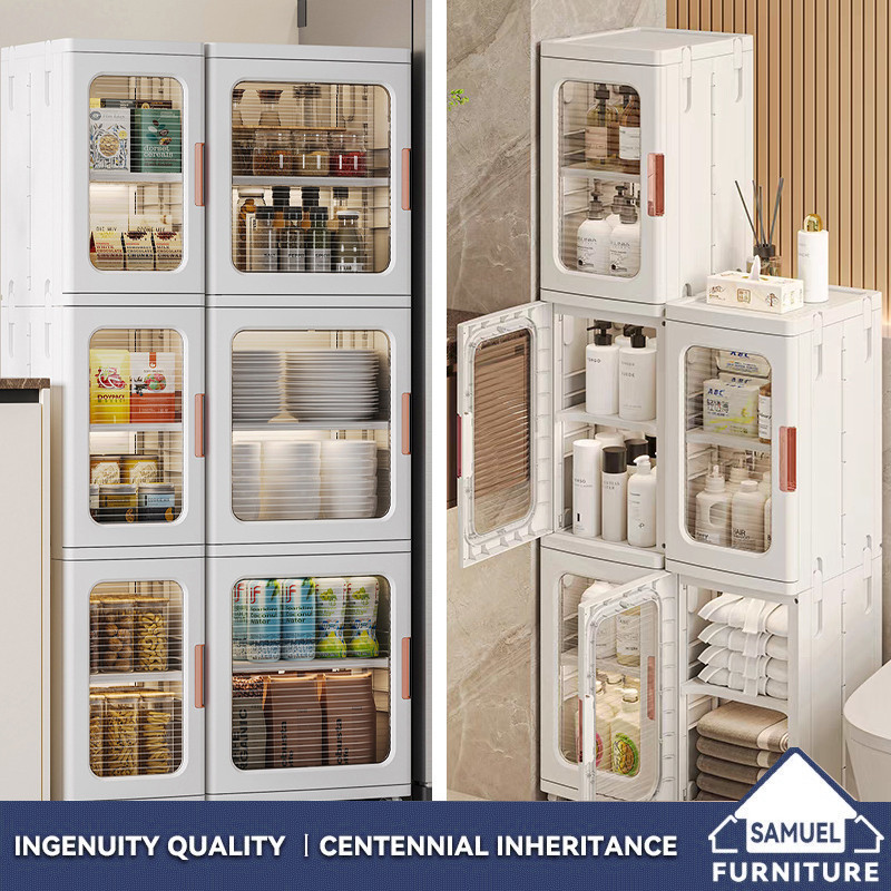 DF Slim Cabinet / Plastic Storage Drawers / kitchen Organizer Shelf ...