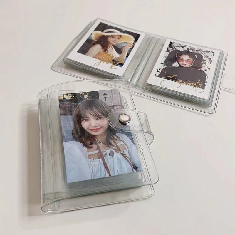 Transparent Transparent Card Holder mini Photo Album Book 10cm ...