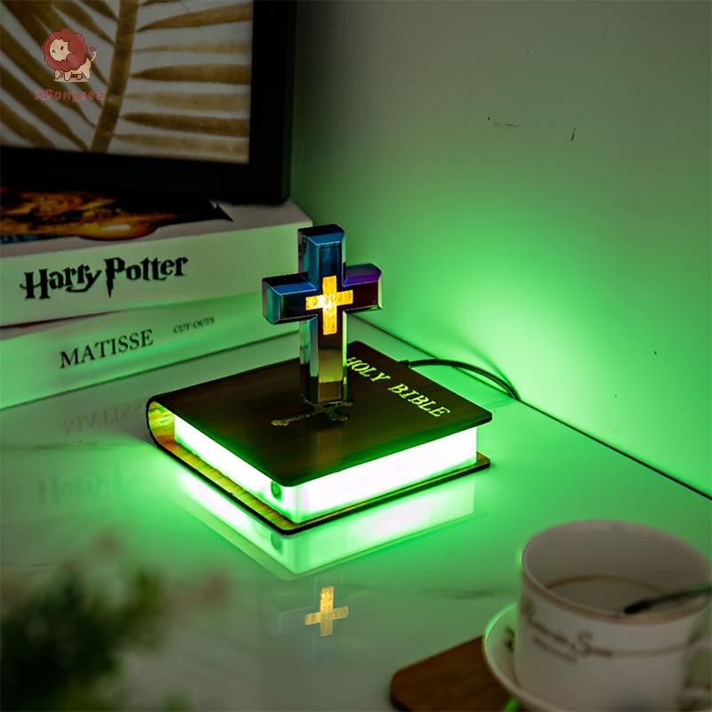 abongsea New Maglev Cross Table Lamp Levitating Cross Lamp Jesus ...