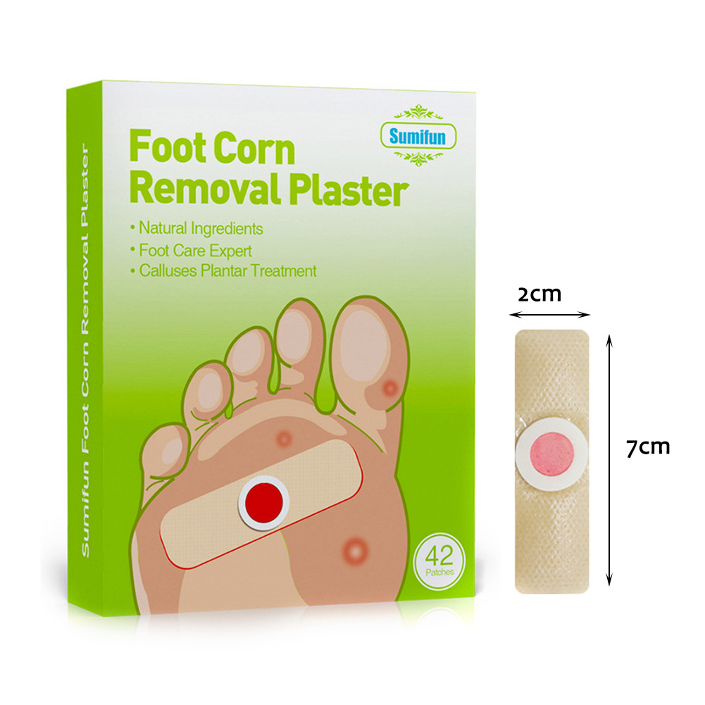 42pcs Feet Corn Pad Feet Callus Chicken Eye Sticker for Relieving Pain ...