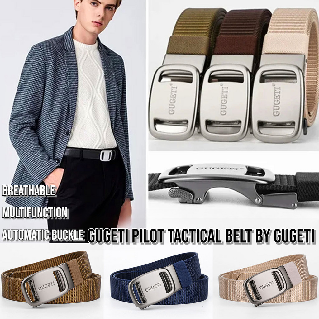【Ready Stock】【High quality/strong elasticity】GUGETI pilot tactical belt ...