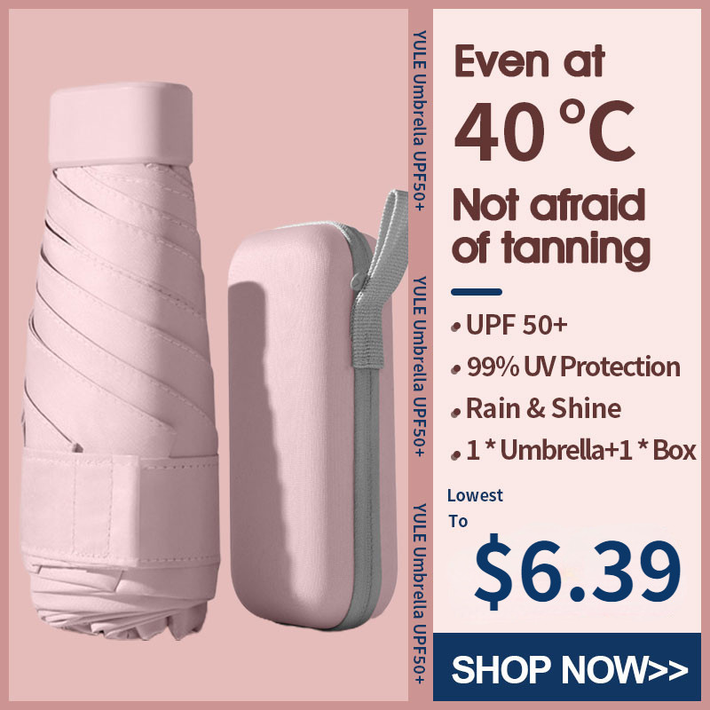 [SG STOCK] Mini Pocket Umbrella lightweight Six-Folds small Umbrella ...