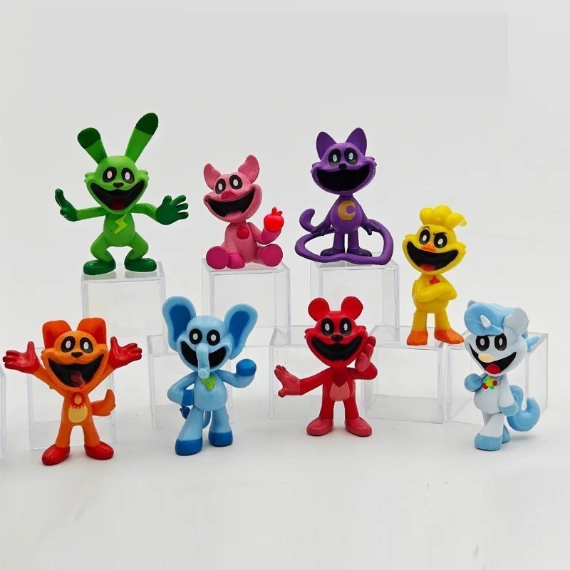 Smiling Critters Figures Game Monster Catnap Toys Kids Birthday Cake ...