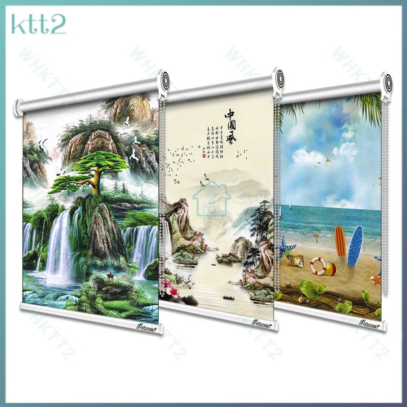 Roller Blind Punch-Free Installation Shading Roller Blind Louver ...