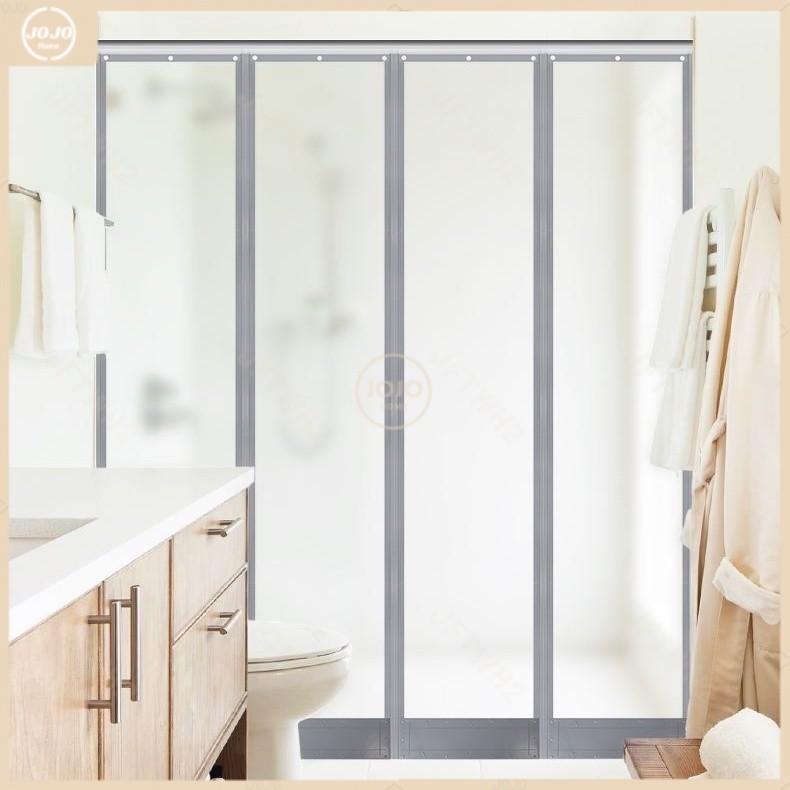 PVC partition door curtain, translucent plastic frosted magnetic door ...