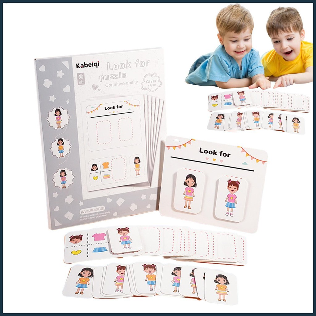 Matching Game Cards for Kids Matching Game Cards for Preschoolers ...