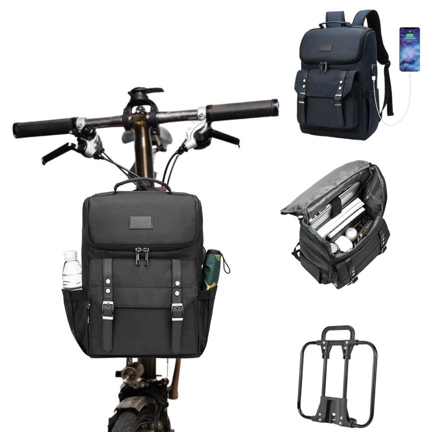 Litepro Bicycle Front Bag 50L Large Capacity Computer Bag With USB ...