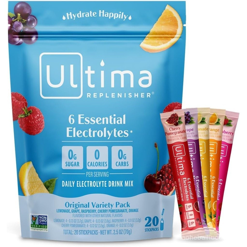 Ultima Replen-Isher Daily Electrolyte Drink Mix - Original Variety (20 ...