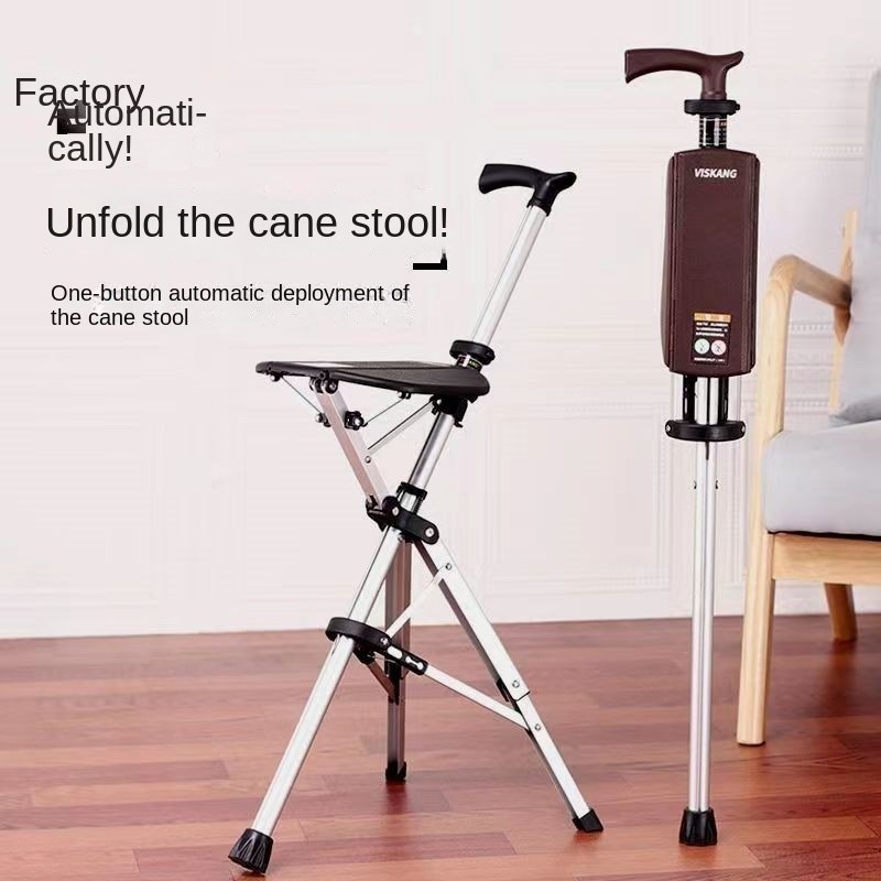 cane stool Electric Crutch Stool Hemeide folding cane chair Automatic ...