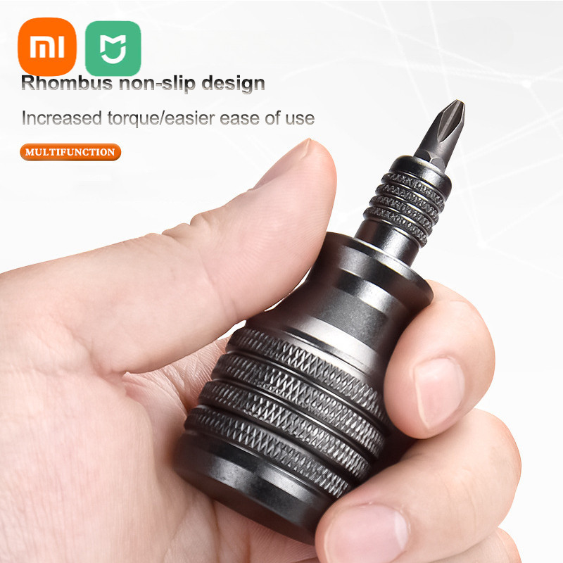 Xiaomi Mini Screwdriver Titanium Screwdriver Home Repair Tools 7 in 1 ...