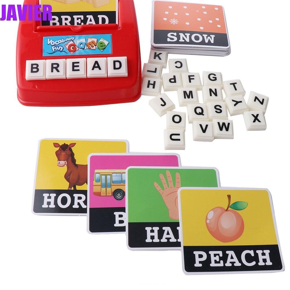 JAVIER Matching Letter Game Children Pre-school Learning Spelling Game ...