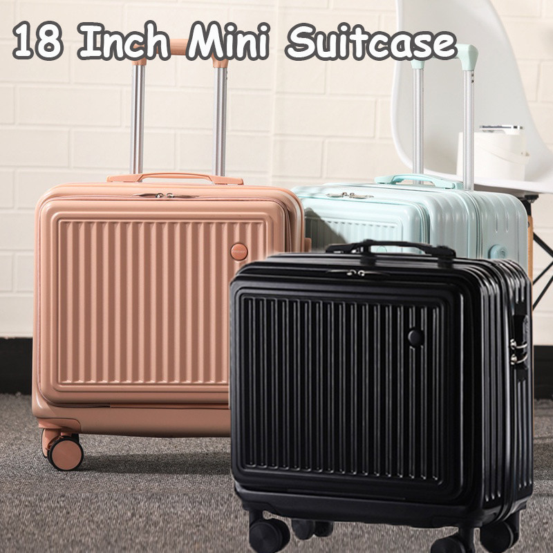 18 Inch Mini Suitcase 360 Universal Wheel Portable Small Boarding ...
