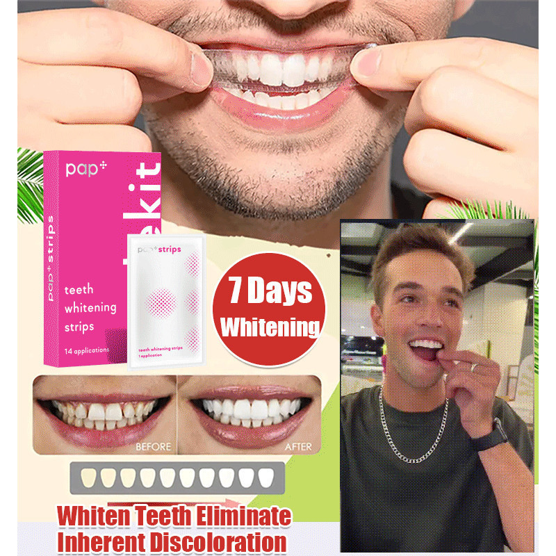 3pcs Dazzling White Tooth Patch White Gel Whitening Teeth Strip Oral ...