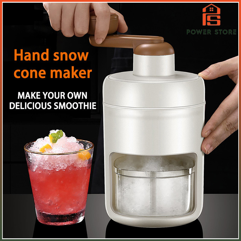 Portable Manual Handheld Snow ice shaver machine kitchen dessert ...