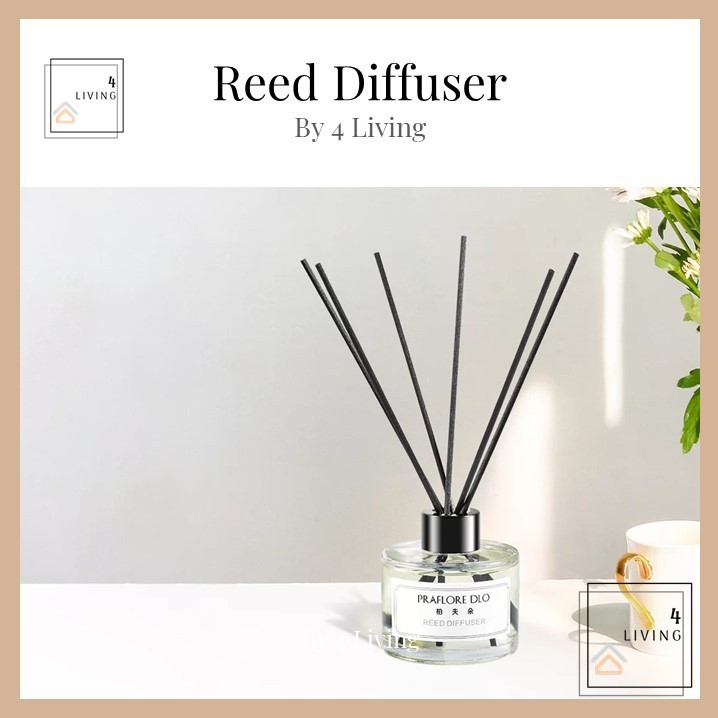 4Living Premium Aromatherapy Reed Diffuser Pewangi Bilik Tidur Home Perfume Air Freshener Home ...