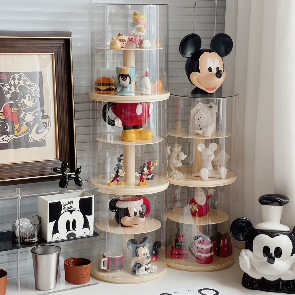 Rotatable figurines organizing rack / Pop Mart Blind Box Display Box ...