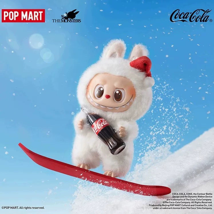 POP MART The Monsters COCACOLA Series Blind Box LABUBU Vinyl Face Plush ...