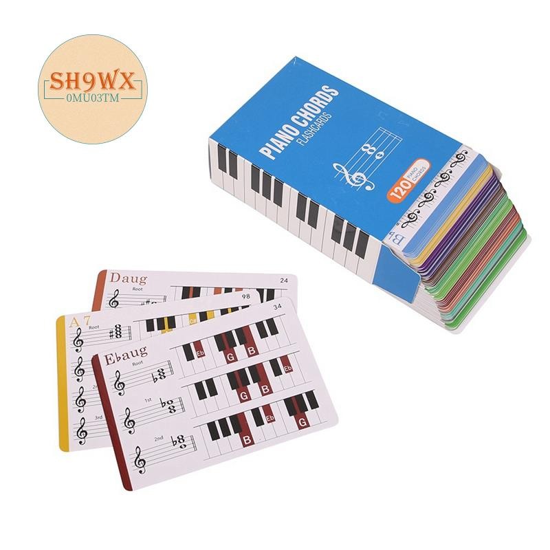Piano Chord Piano Chords Chart Flash Cards for 120 Chords,Fun ...