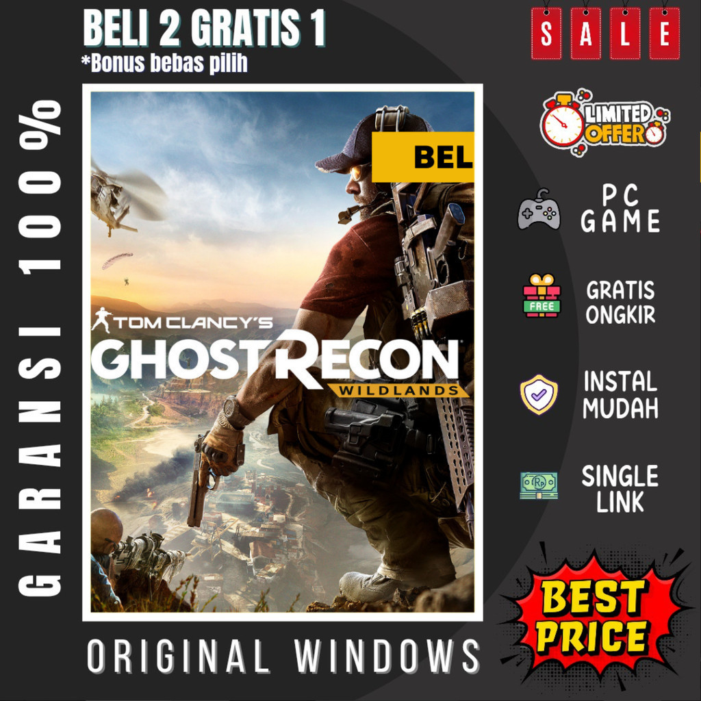 Tom CLANCYS GHOST RECON WILDLANDS GOLD EDITION - PC GAME - LAPTOP GAME ...