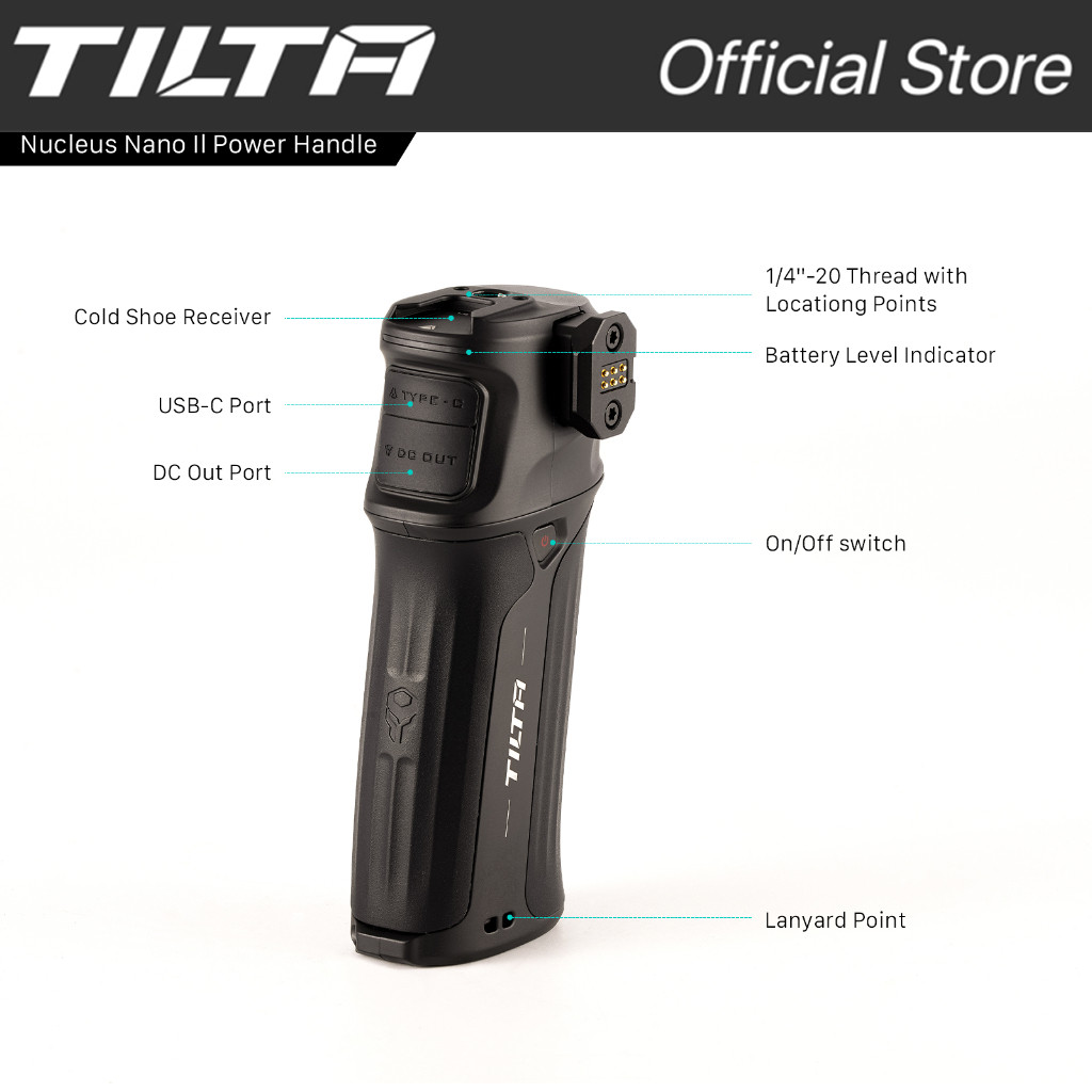 TILTA Shooting Accessories Nucleus Nano II Power Handle WLC-T05-PH end ...