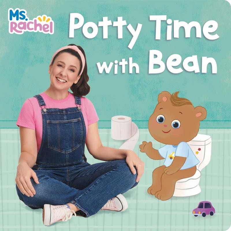 Potty Time with Bean (Ms. Rachel) -- MS Rachel - Board Book | Shopee ...