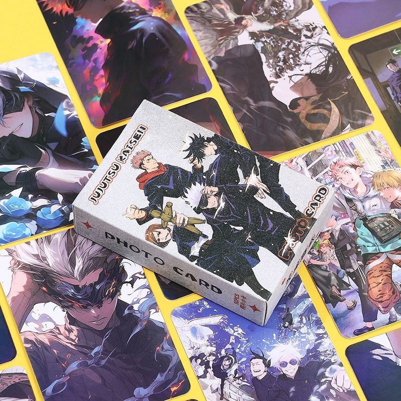 [Whole Box 50 Sheets] Spell Fighting Photocard Knotweed Yuren Su Nuo Fu ...