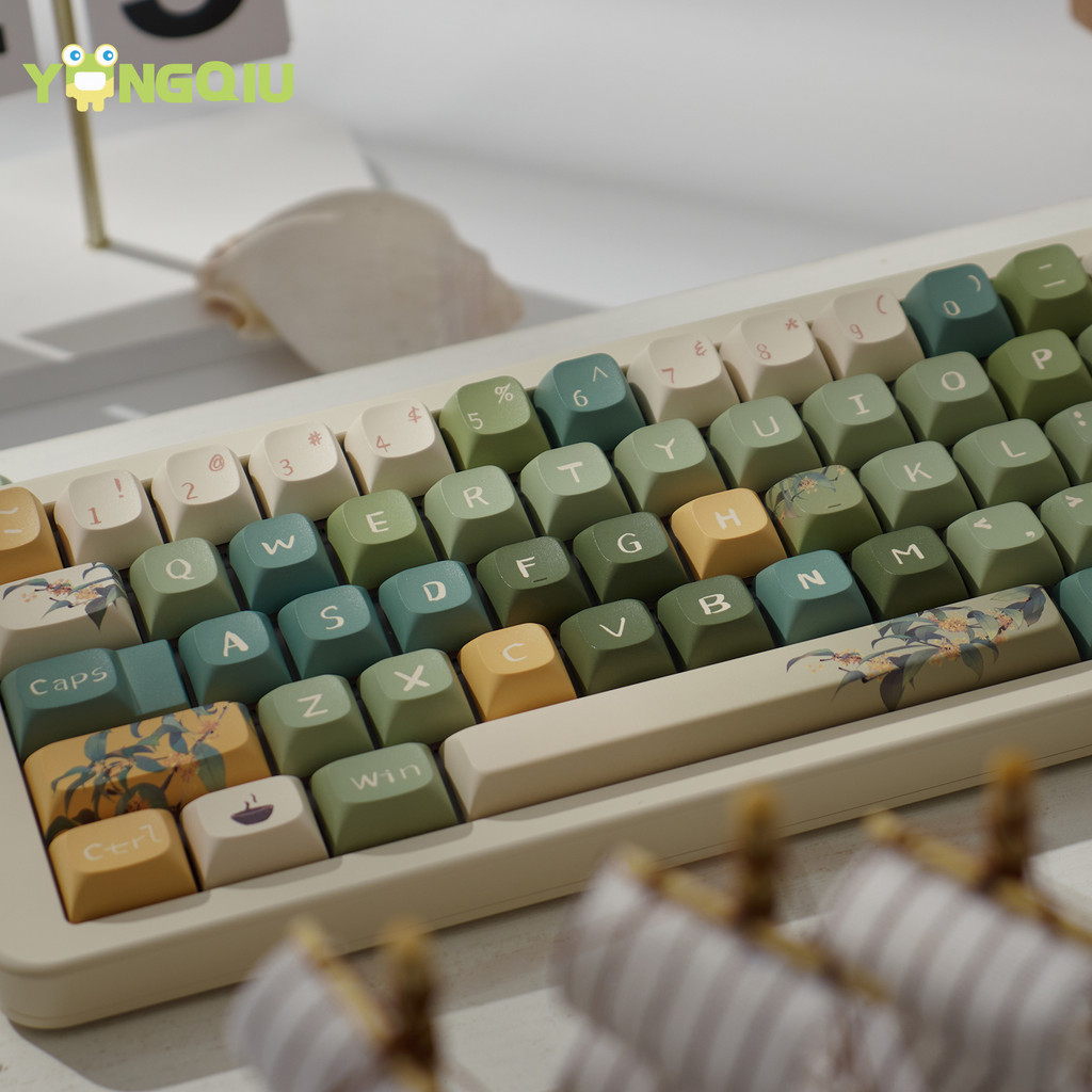 156 Keys Original PBT Keycaps URE profile Chinese style Osmanthus ...