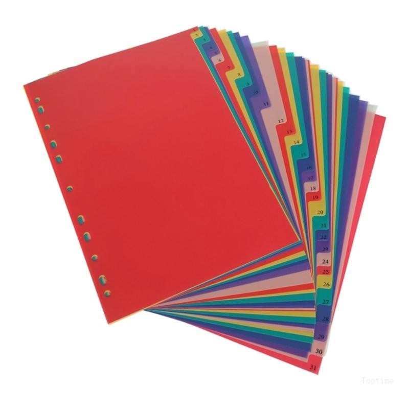Top 31 Sheets A 4 File Dividers Subject Dividers Colour Folder Dividers ...