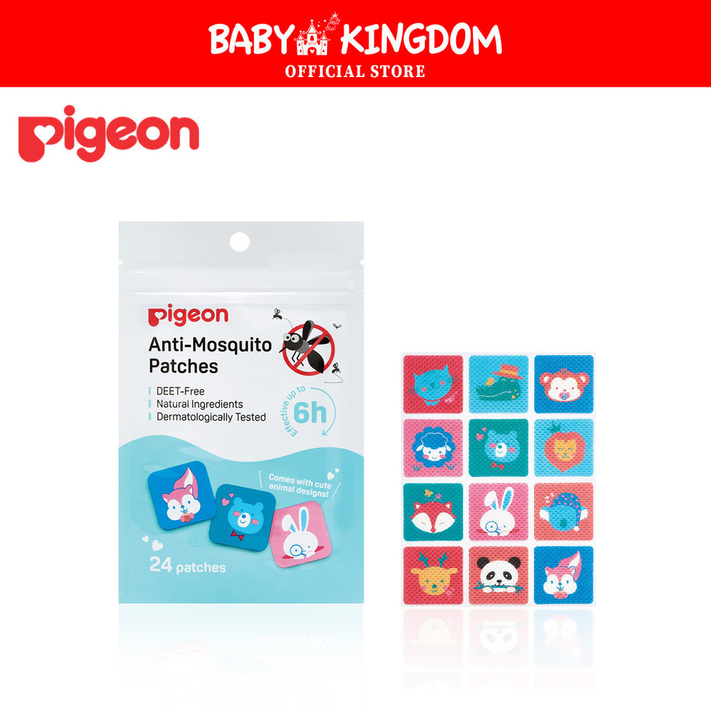 Pigeon Anti-Mosquito Patch (24 Patches Per Pack) -Baby Kingdom | Shopee ...