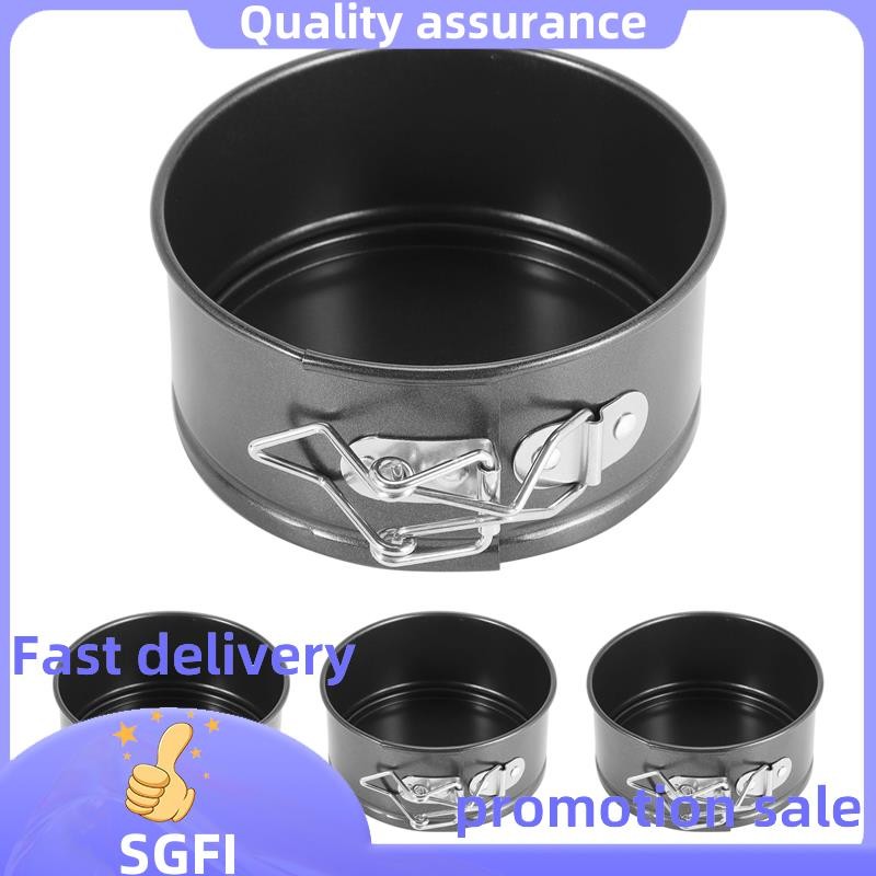 4-Inch Mini Springform Pan Set - 4 Piece Small Nonstick Cheesecake Pan ...